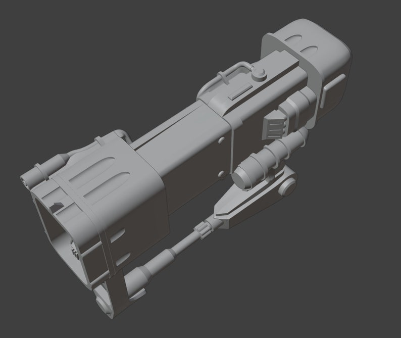 Fallout Inspired Fan Art 3D Printed Cosplay Prop Science Blaster .STL ...