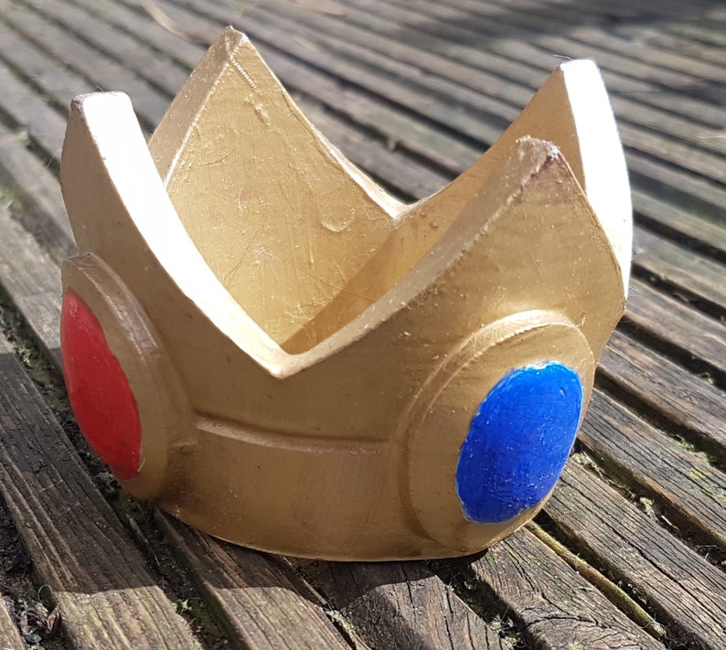 3D Printed Super Mario Princess Fanart Cosplay Crowns - Etsy