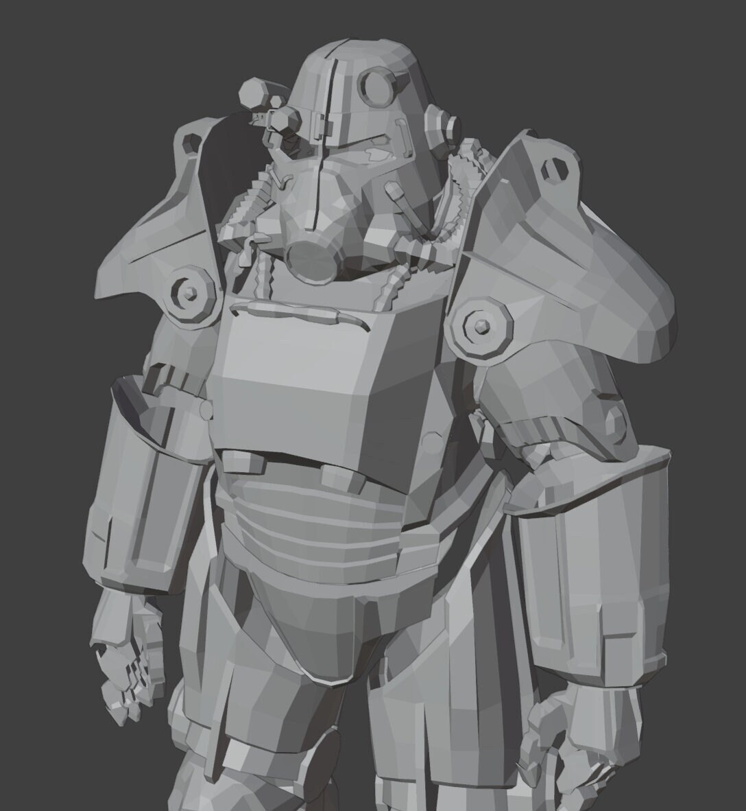 Fallout Inspired T45 Style Power Armor Replica Prop 3D Patterns for ...