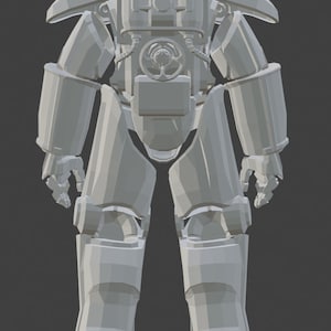 Fallout Inspired T45 Style Power Armor Replica Prop 3D Patterns for ...