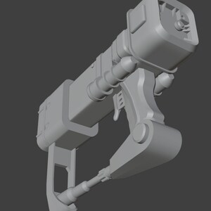 Fallout Inspired Fan Art 3D Printed Cosplay Prop Science Blaster .STL ...