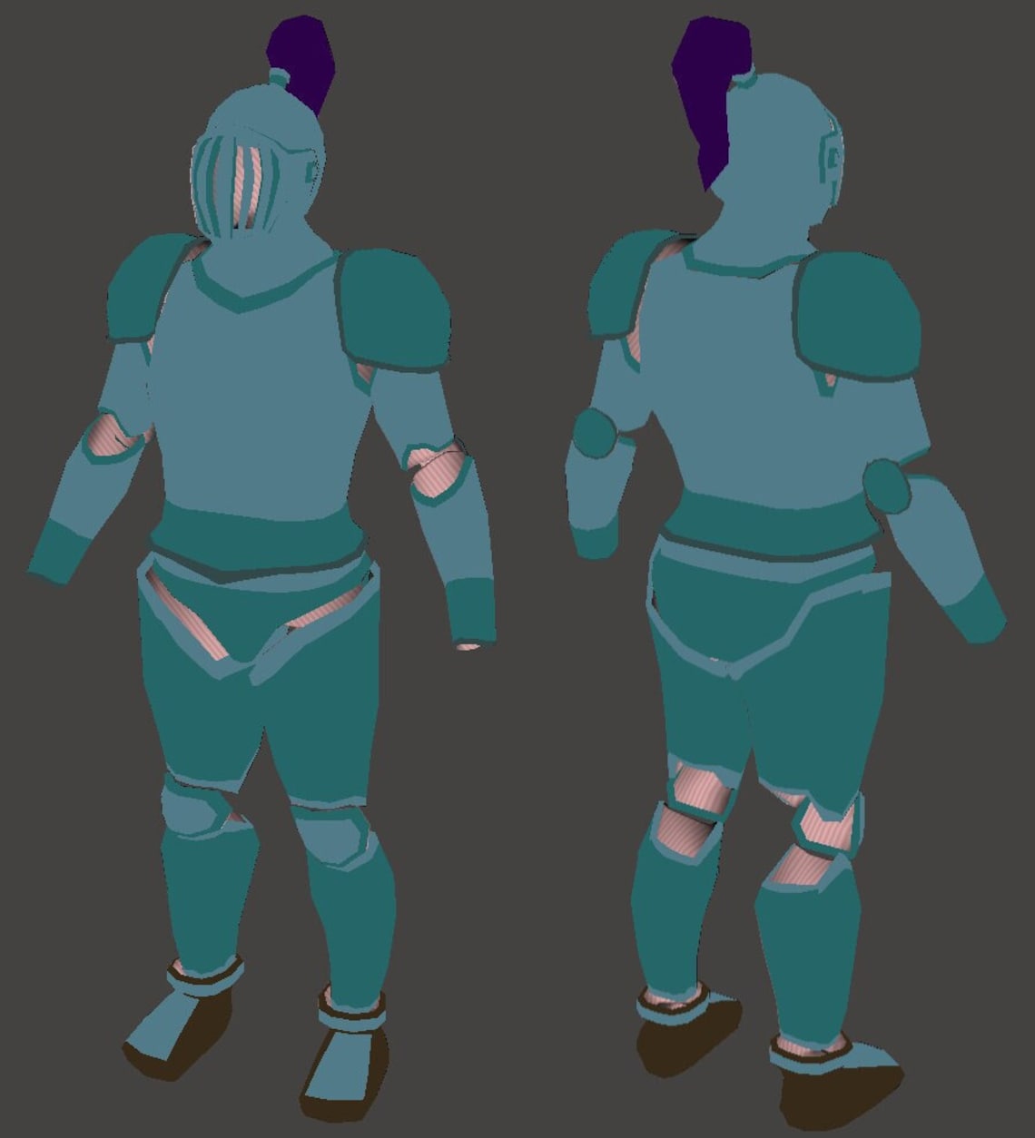 Fanmade Old School Runescape Men's Fit Rune Armor Set Pepakura Files ...
