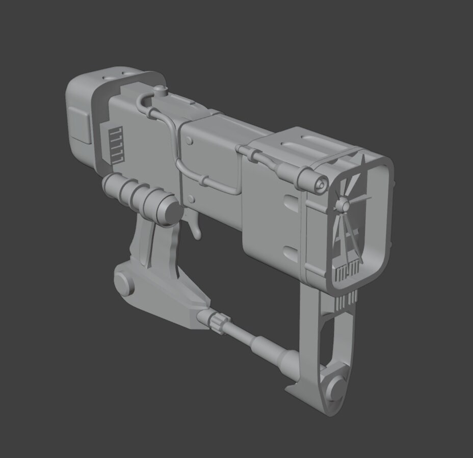 Fallout Inspired Fan Art 3D Printed Cosplay Prop Science Blaster Model ...