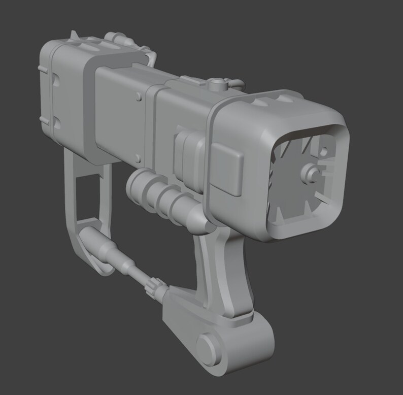 Fallout Inspired Fan Art 3D Printed Cosplay Prop Science Blaster .STL ...