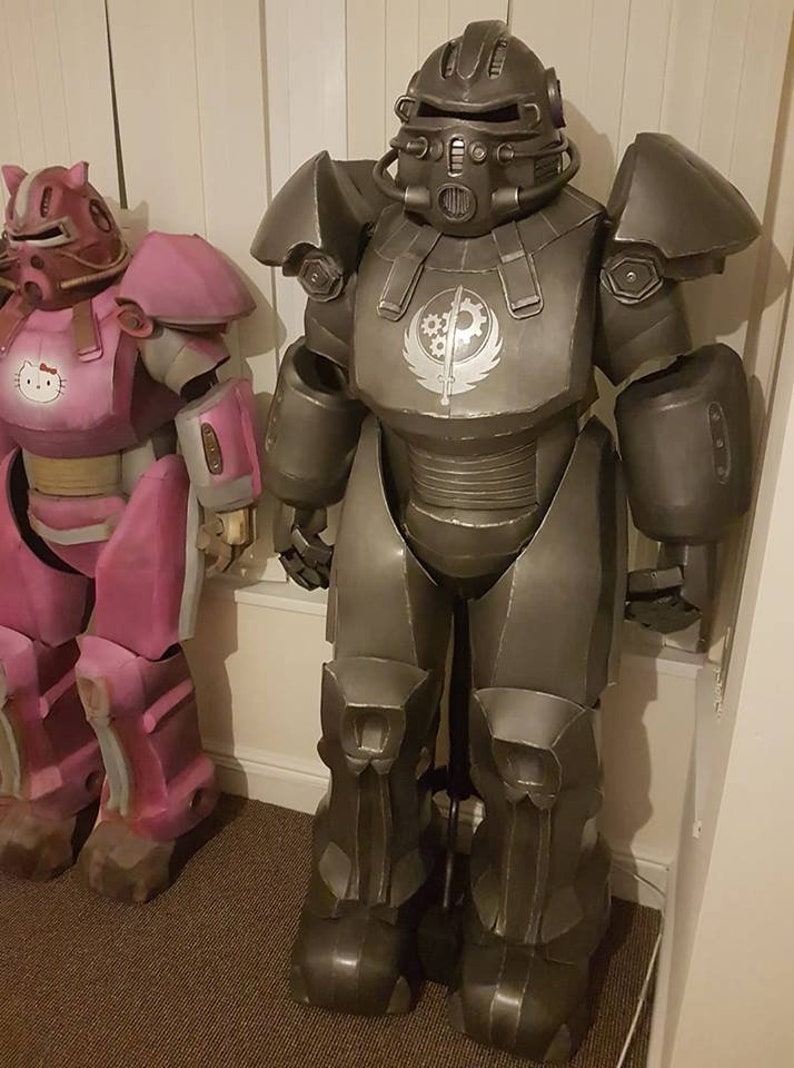 Large Fallout Inspired T51 Power Armor Fan Made Costume Patterns for ...