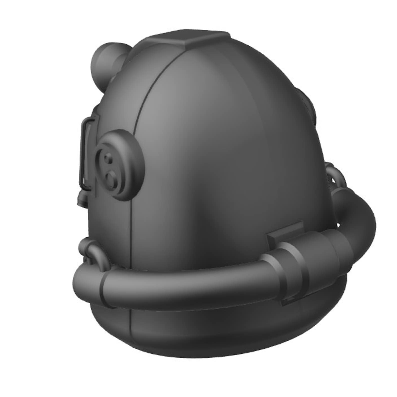 Fallout Fan Art T51 Style Power Armor Helmet 3D Files for 3D Printing 3D Modelling Prop Making ...