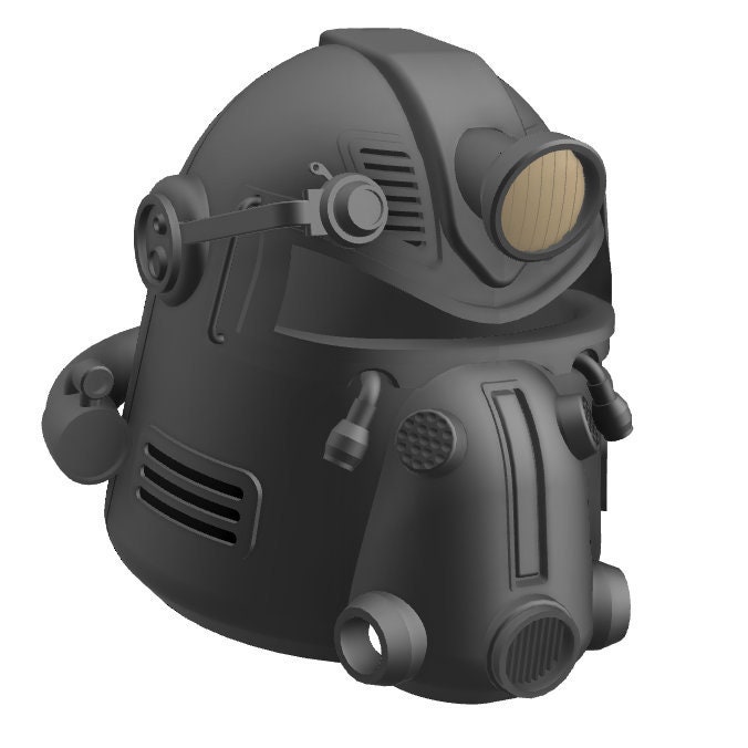 Fallout Fan Art T51 Style Power Armor Helmet 3D Files For 3D | Etsy