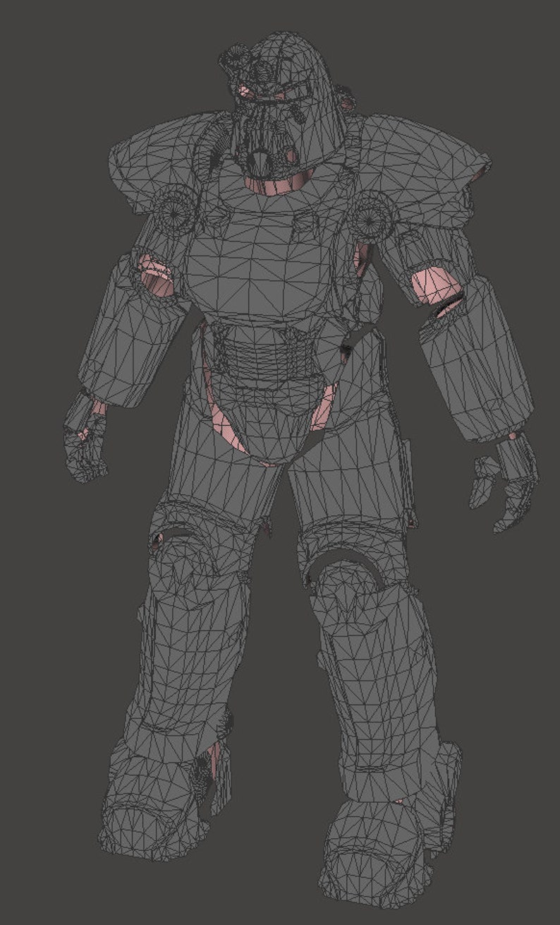 Fallout Inspired T51 Style Power Armor Replica Prop 3D - Etsy