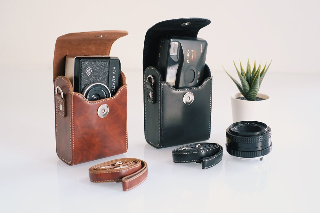 Leather Camera Case With Strap - for Compact Camera - Sony Rx100 Canon ...