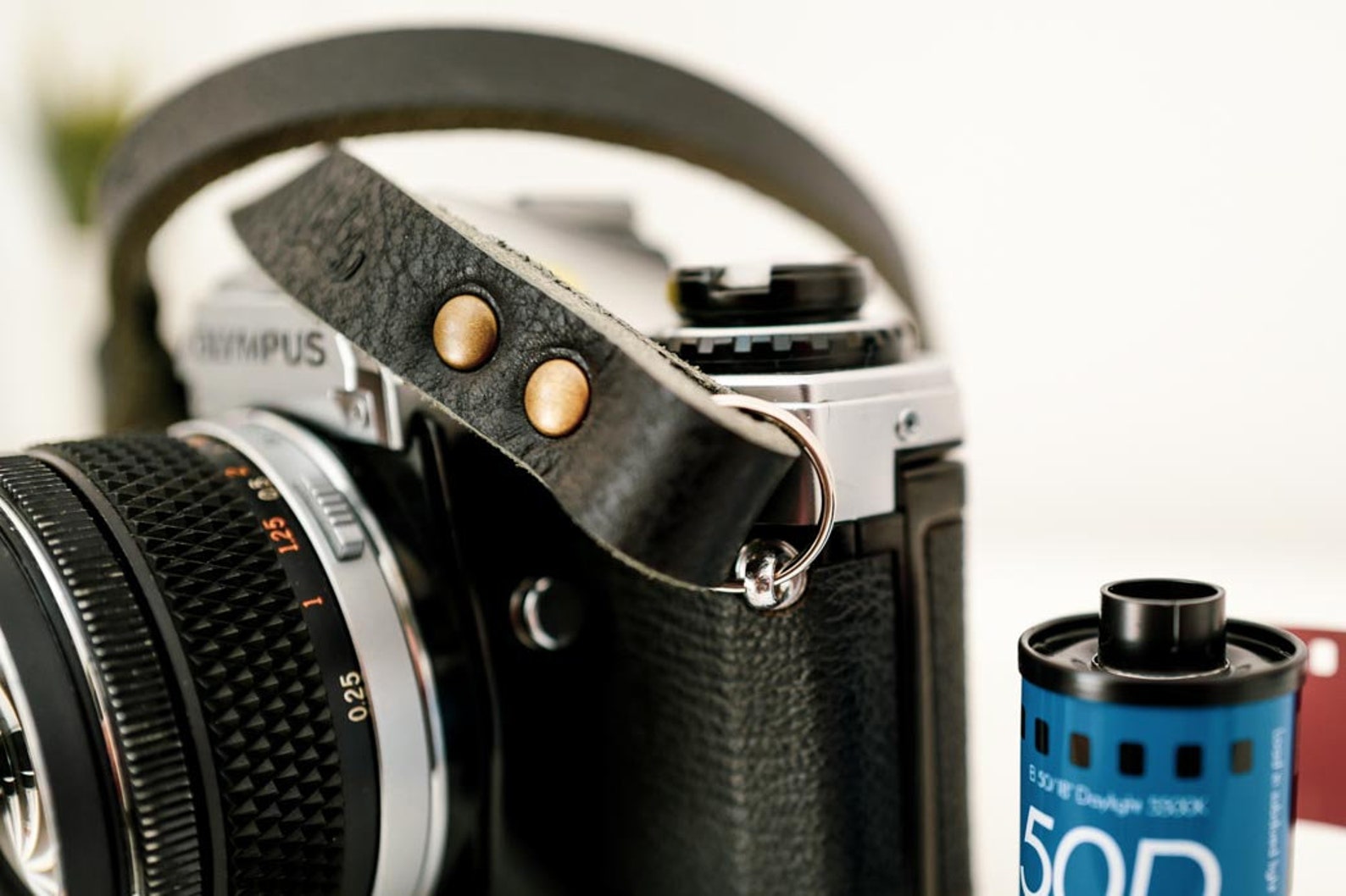 Leather Camera Strap. Color Black. Handmade in Italy With - Etsy