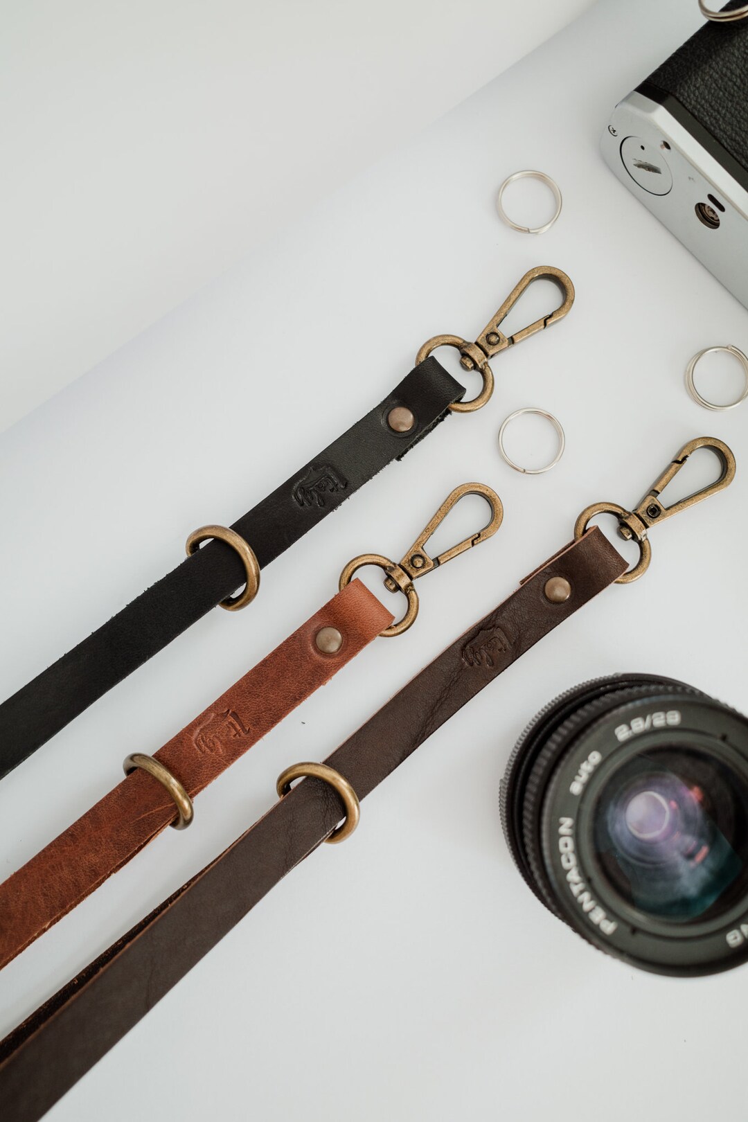 Wrist Camera Strap - Genuine Leather - Quick Attachment - Quick Release ...