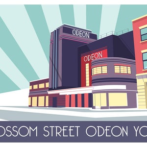 Odeon Cinema York - Prints & Posters - Etsy UK