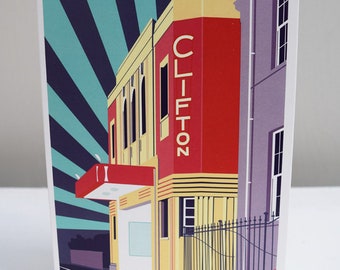 Odeon Cinema Greetings Card | Etsy UK