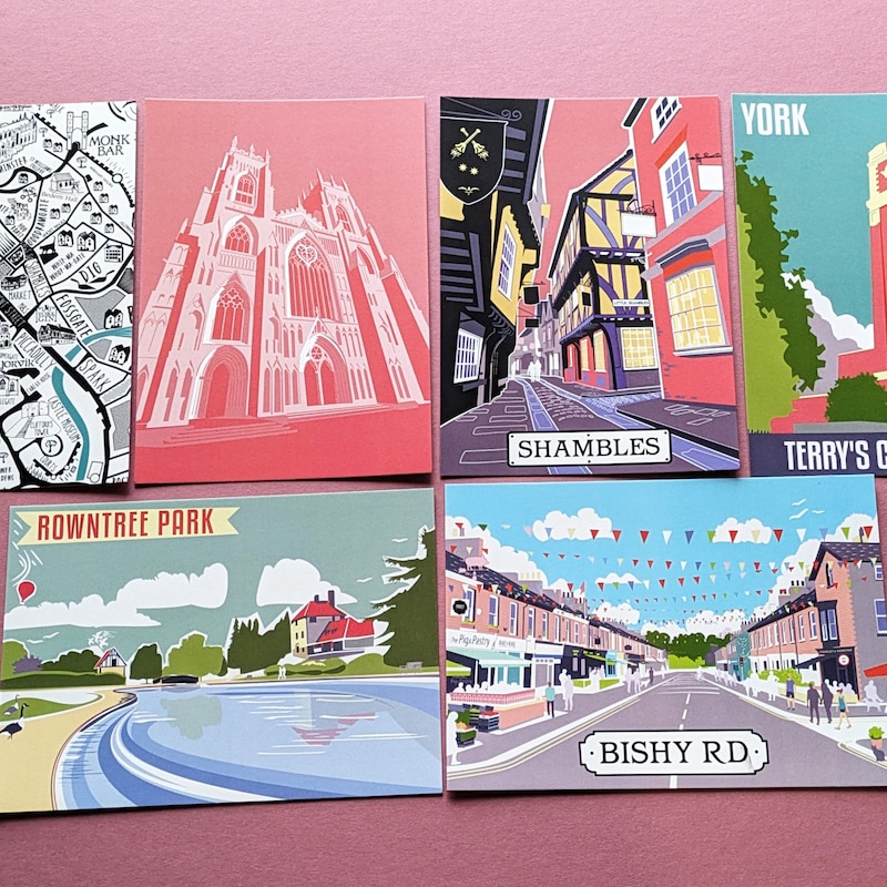 York Uk Postcards - Etsy UK