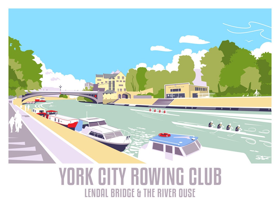 York City Rowing Club Print - Etsy