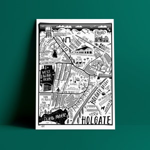 Map of Holgate - Etsy UK