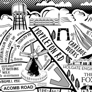 Map of Holgate - Etsy UK