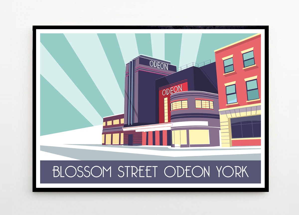 Odeon Cinema York Prints & Posters - Etsy UK