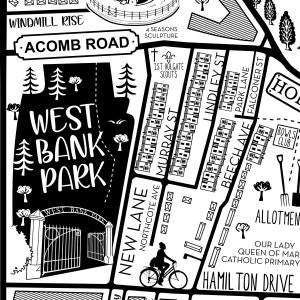 Map of Holgate - Etsy UK