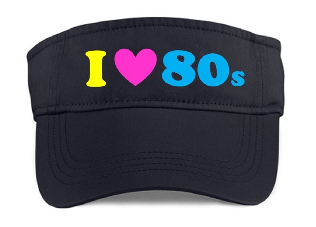 I Love the 80s Visor - Etsy