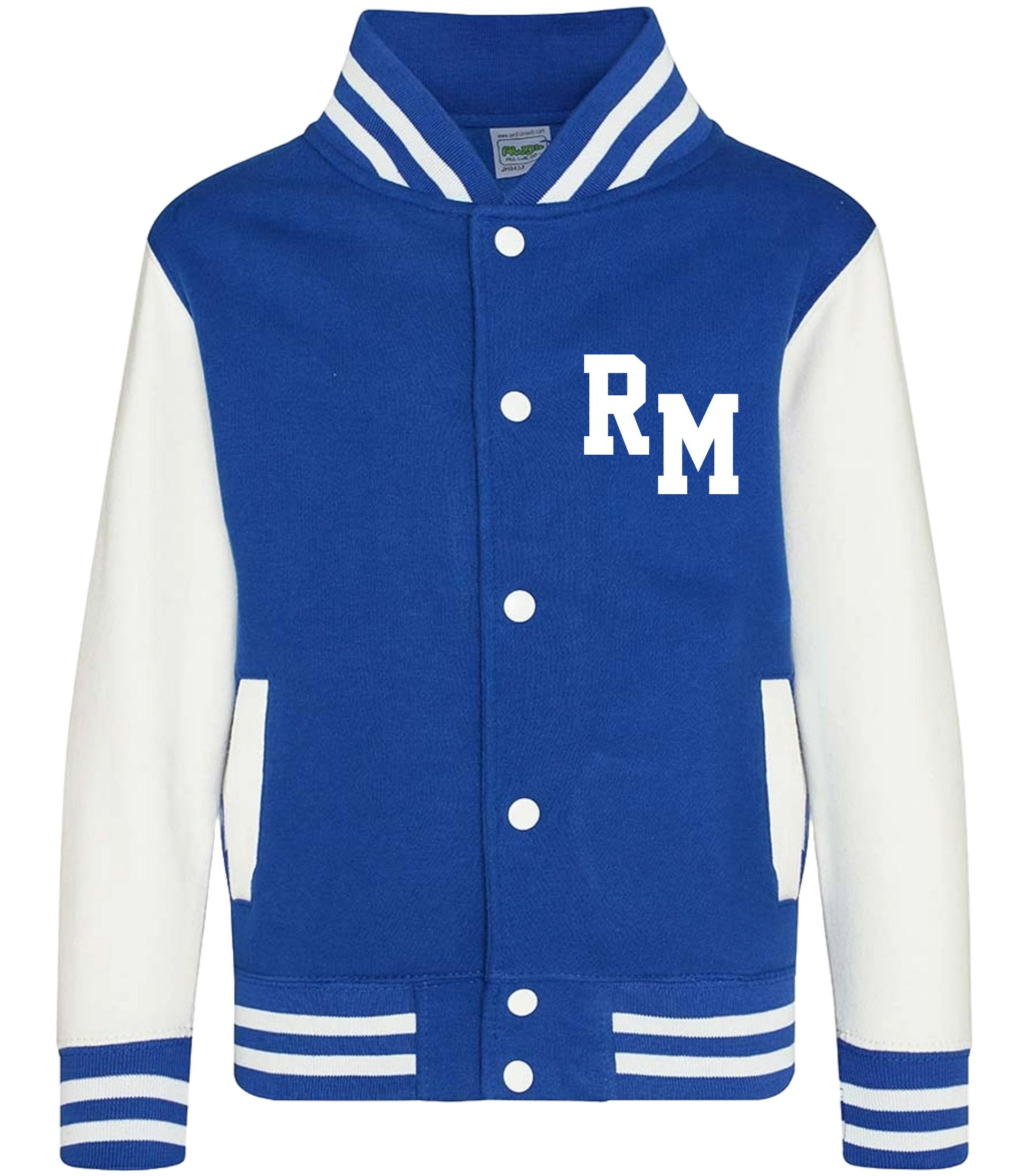 Personalised Initials Adults Varsity Jacket Custom Name Letterman ...