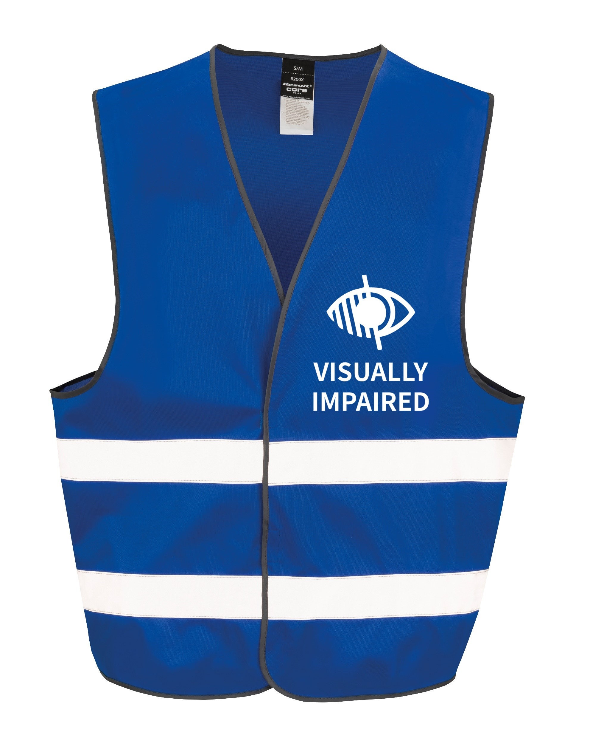 Visually Impaired Hi-vis Waistcoat Reflective Safety Vest - Etsy