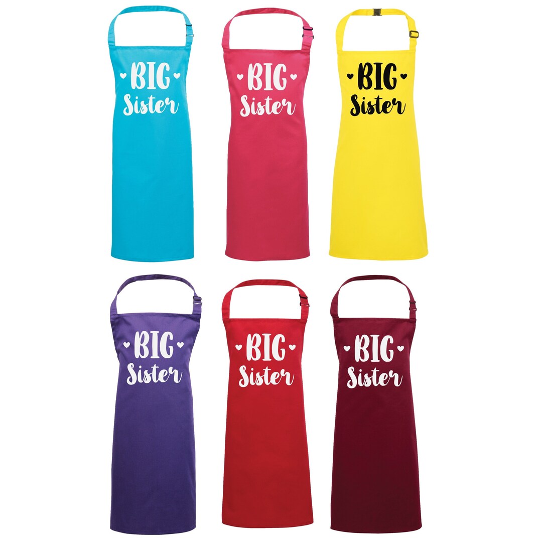 Girls Big Sister Apron - Etsy