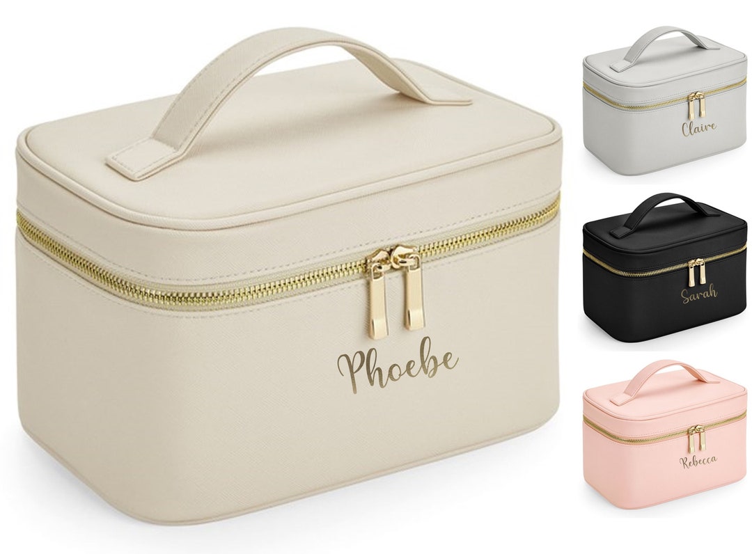 Personalised Name Monogram Vanity Accessory Case - Etsy