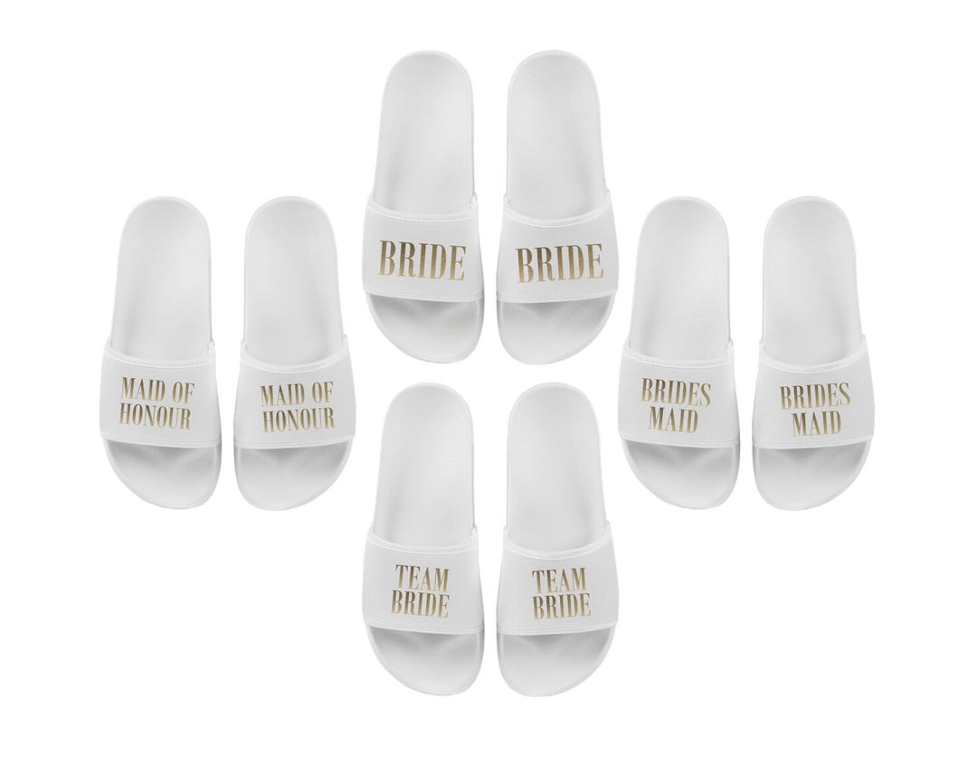 Bride, Bridesmaid, Maid of Honour, Team Bride Matching Sliders Hen Do ...