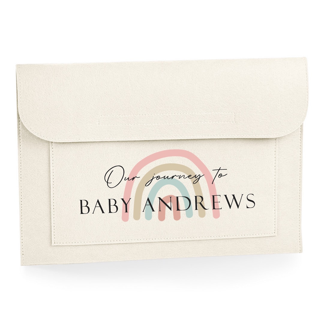Personalised Name Baby Document Folder Pregnancy Notes Birth Plan ...