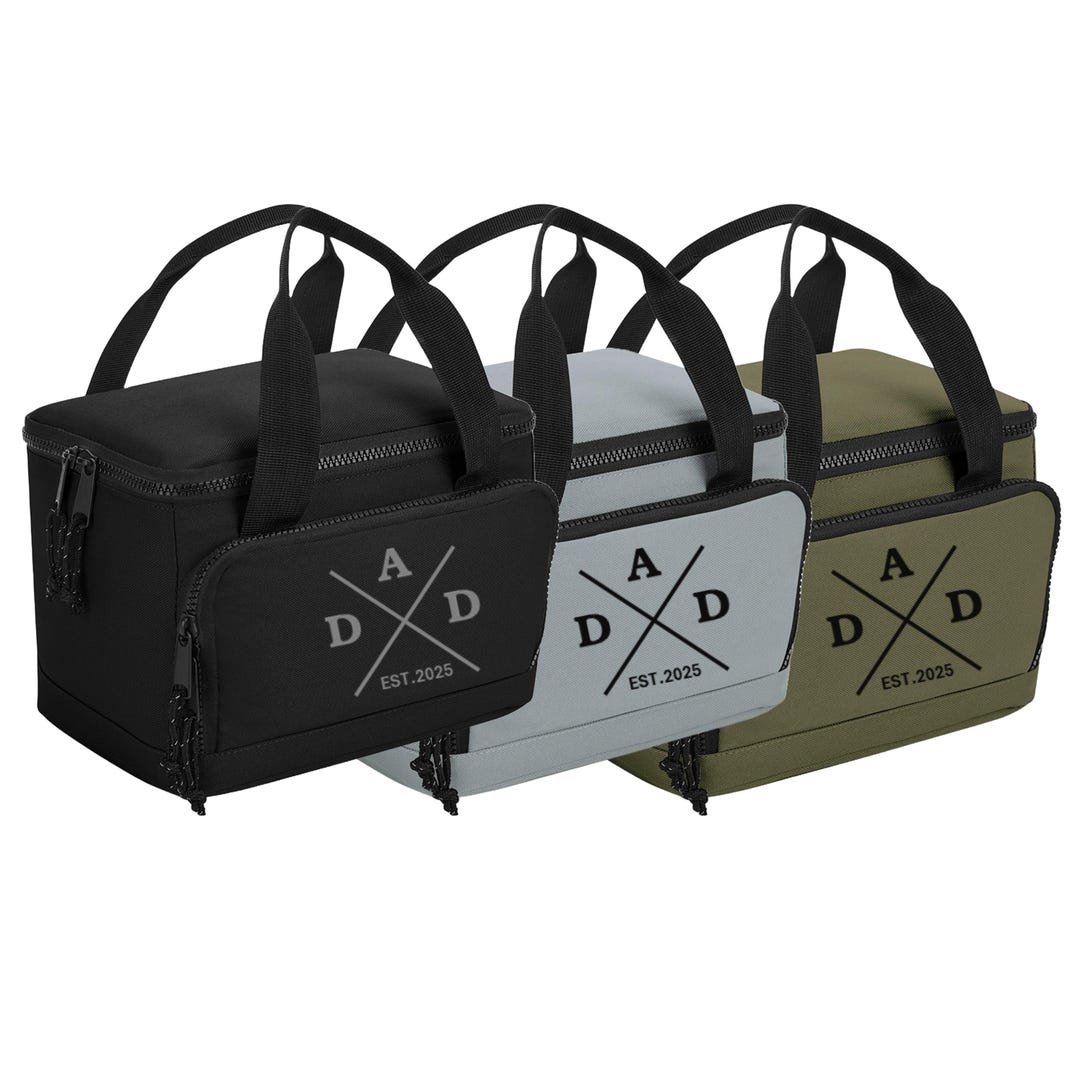Personalised Dad Lunch Cool Bag Father's Day New Insulated Picnic Gift ...
