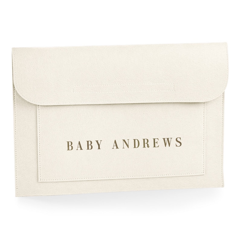 Personalised Name Baby Document Folder Pregnancy Notes Birth Plan ...