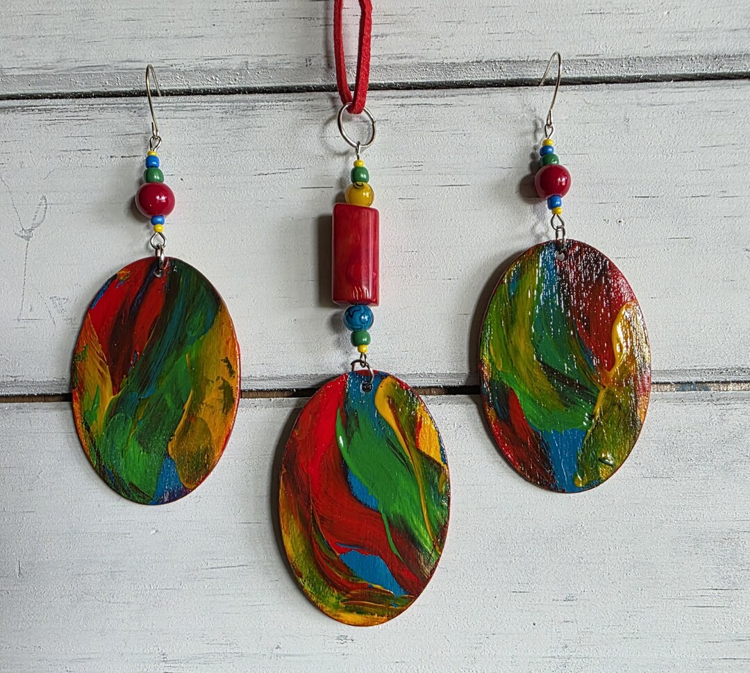 Multi-colored Smudgy (double Sided) - Etsy