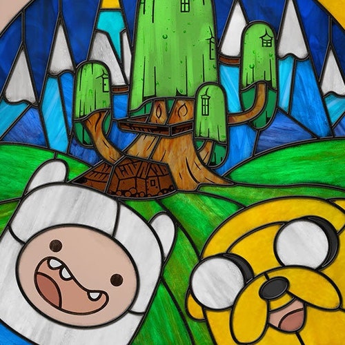 Adventure Time Inspired Wall Decal Bedroom Wall Decor | Etsy