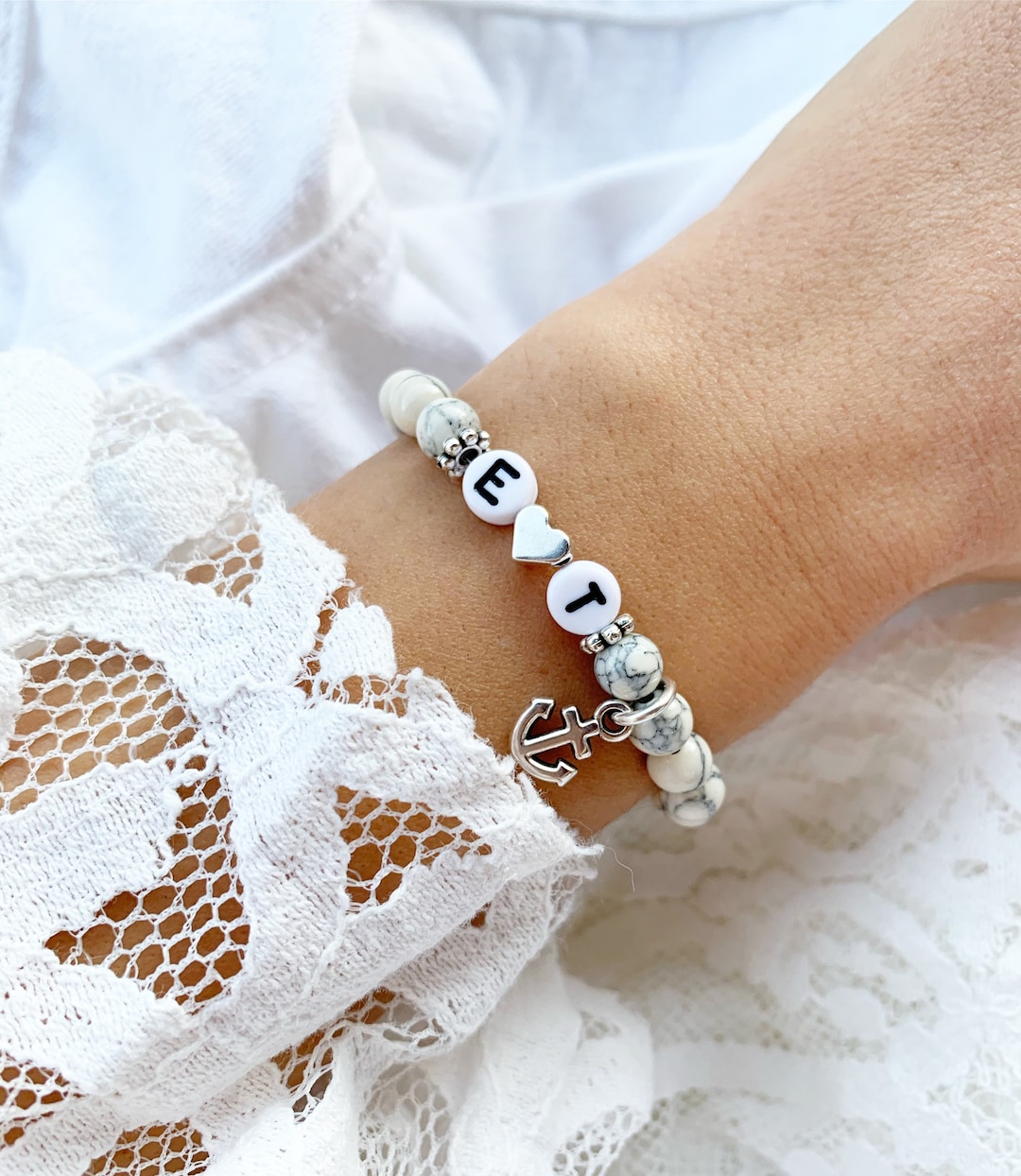 Friendship Bracelet With Initials Personalized Gift for - Etsy