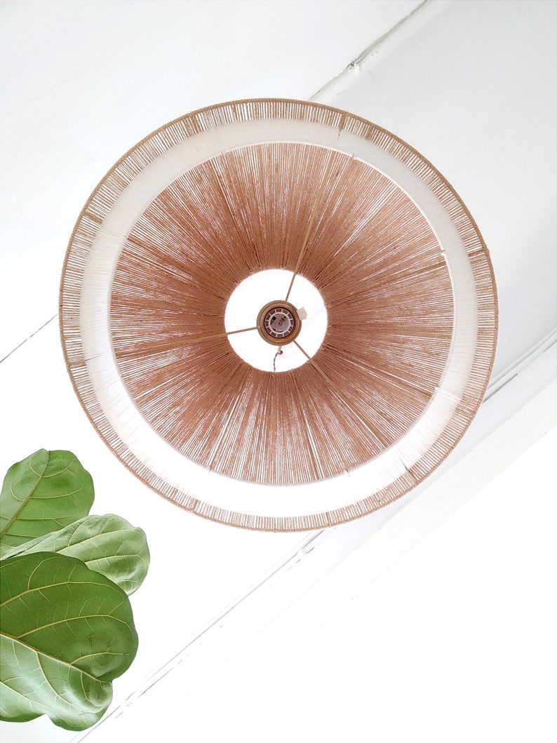 PALM LAMP. Thread Lamp. Woven Lamp. Handmade Woven Lamps. Boho Chic ...