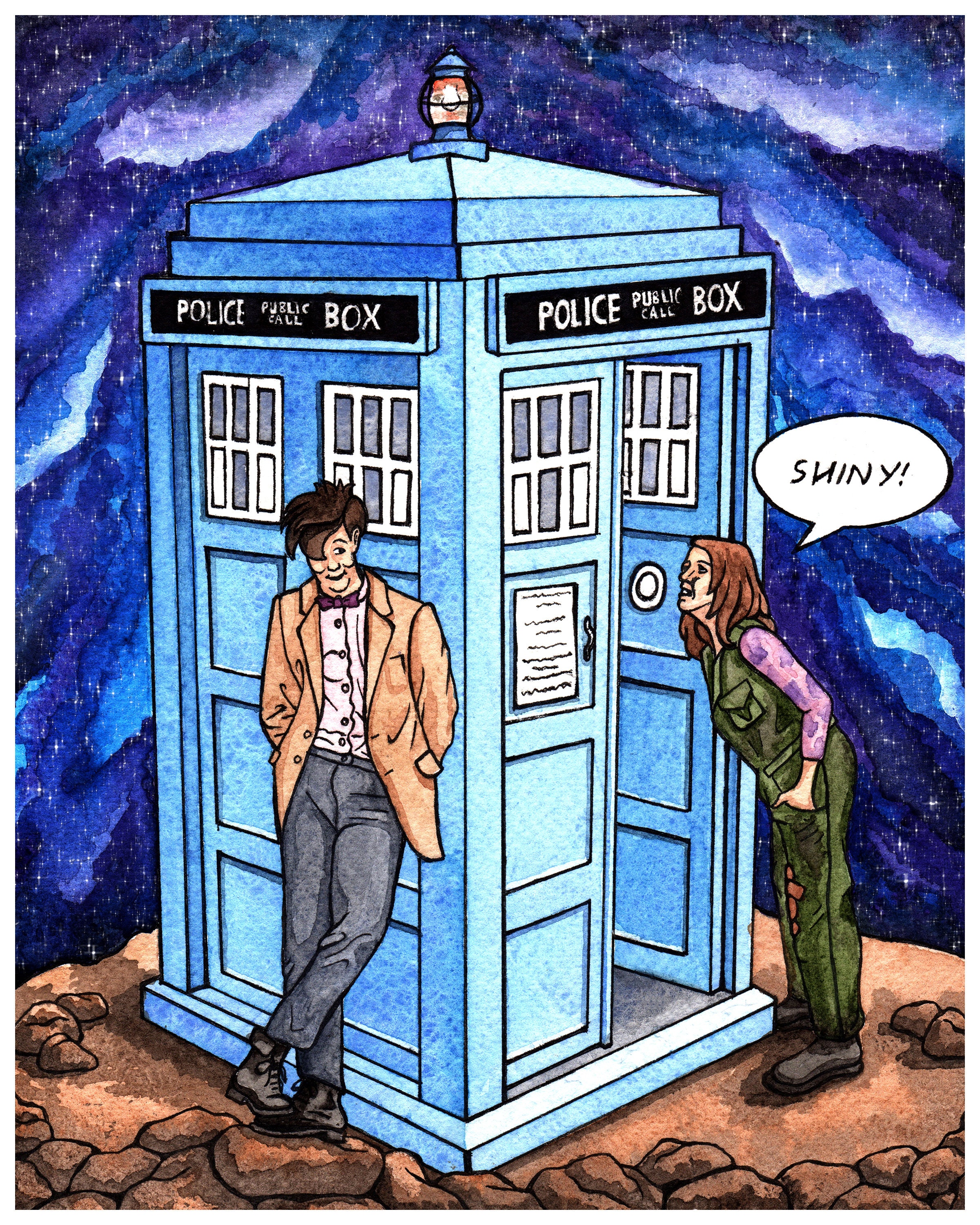 Tardis Cartoon Drawing