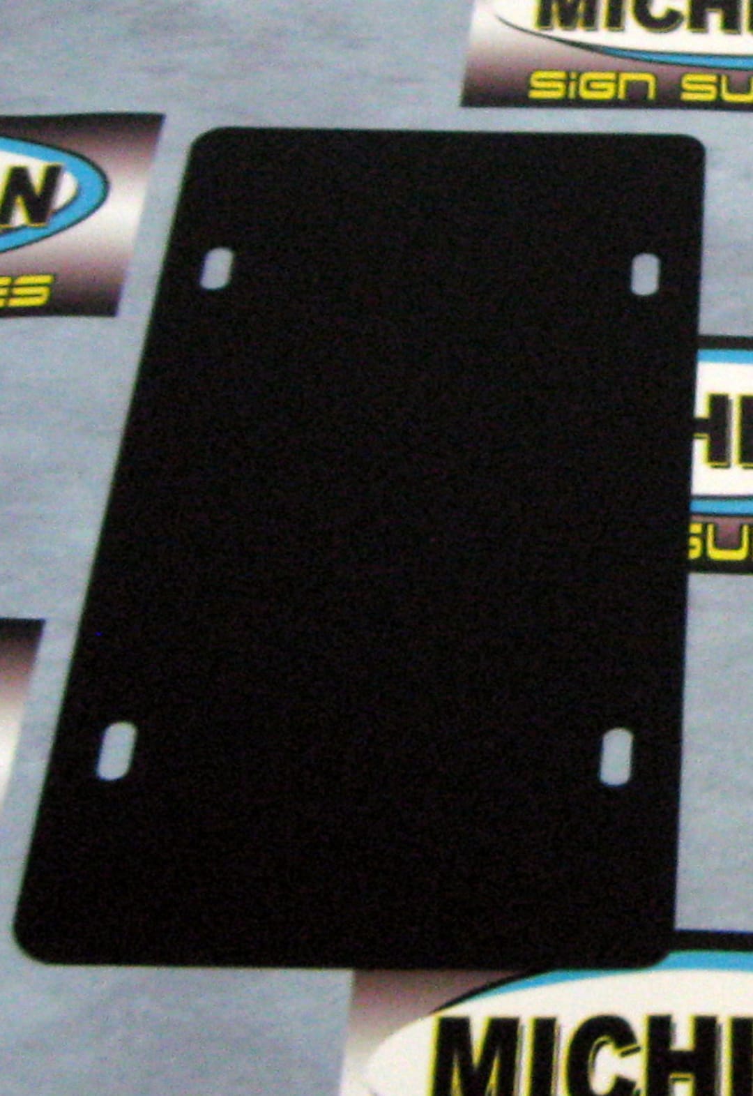 050 Plastic License Plate Blanks-available in Black, White, or Combo ...