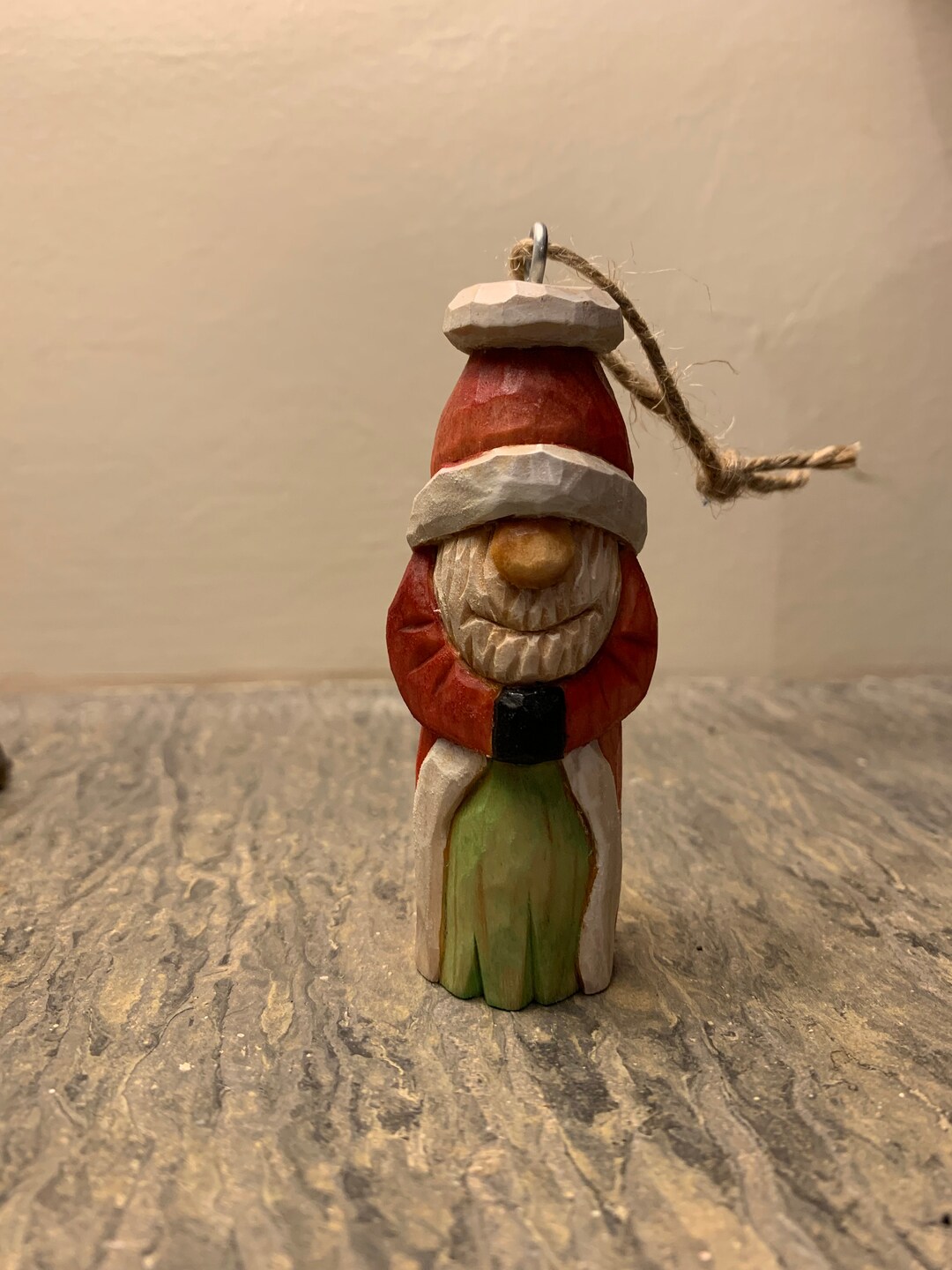 Simple Santa Ornament - Etsy
