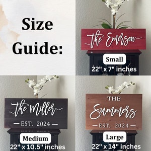 Wood Sign / Last Name Sign / Custom Wood Sign / Established Sign ...