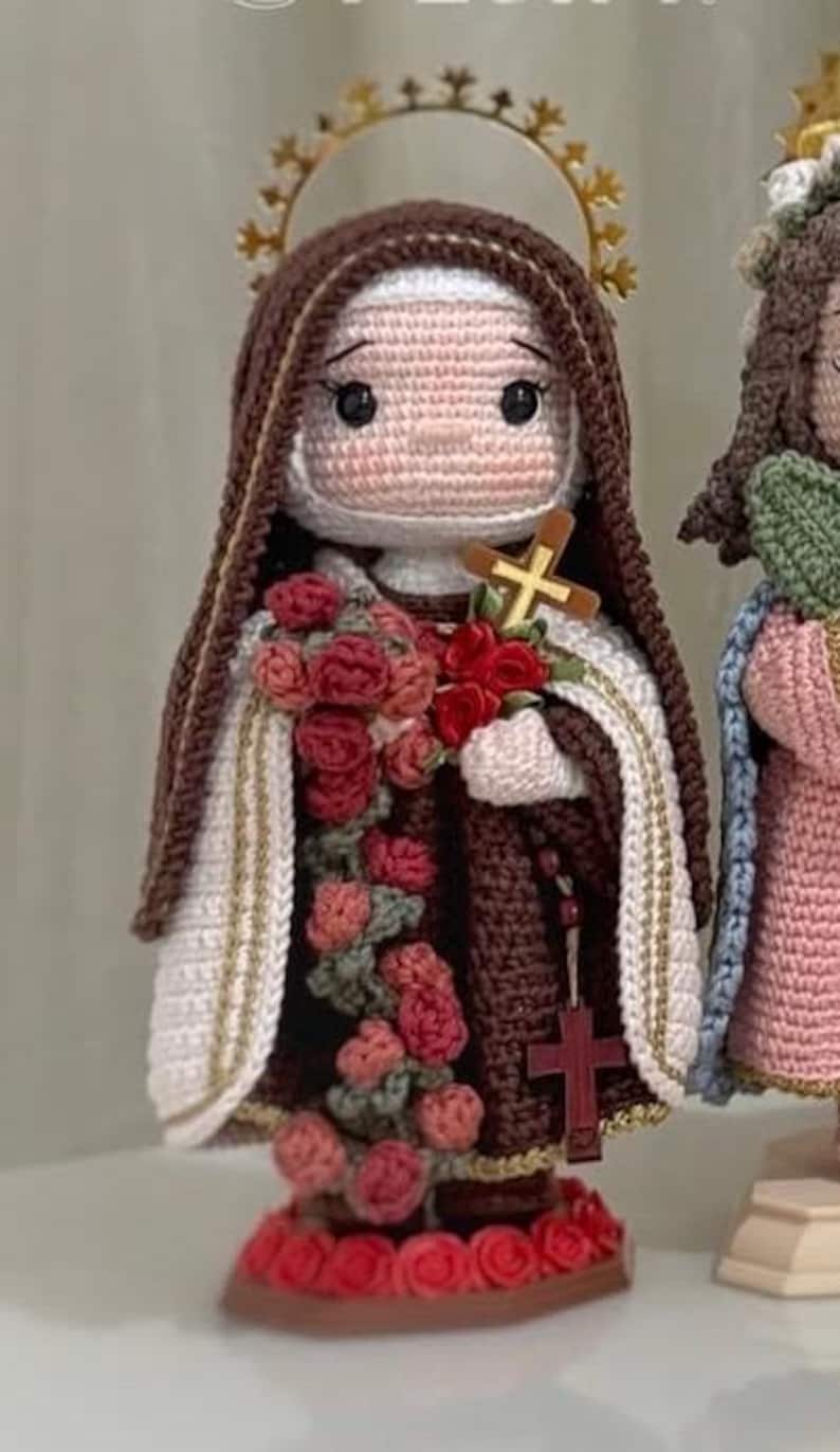 Crocheted Saint Therese of Jesus /amigurumi - Physical Product/ Not ...