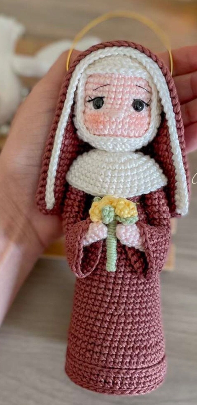 Crochet Catholic Saints - Santa Clara, Santa Catarina and Santa ...