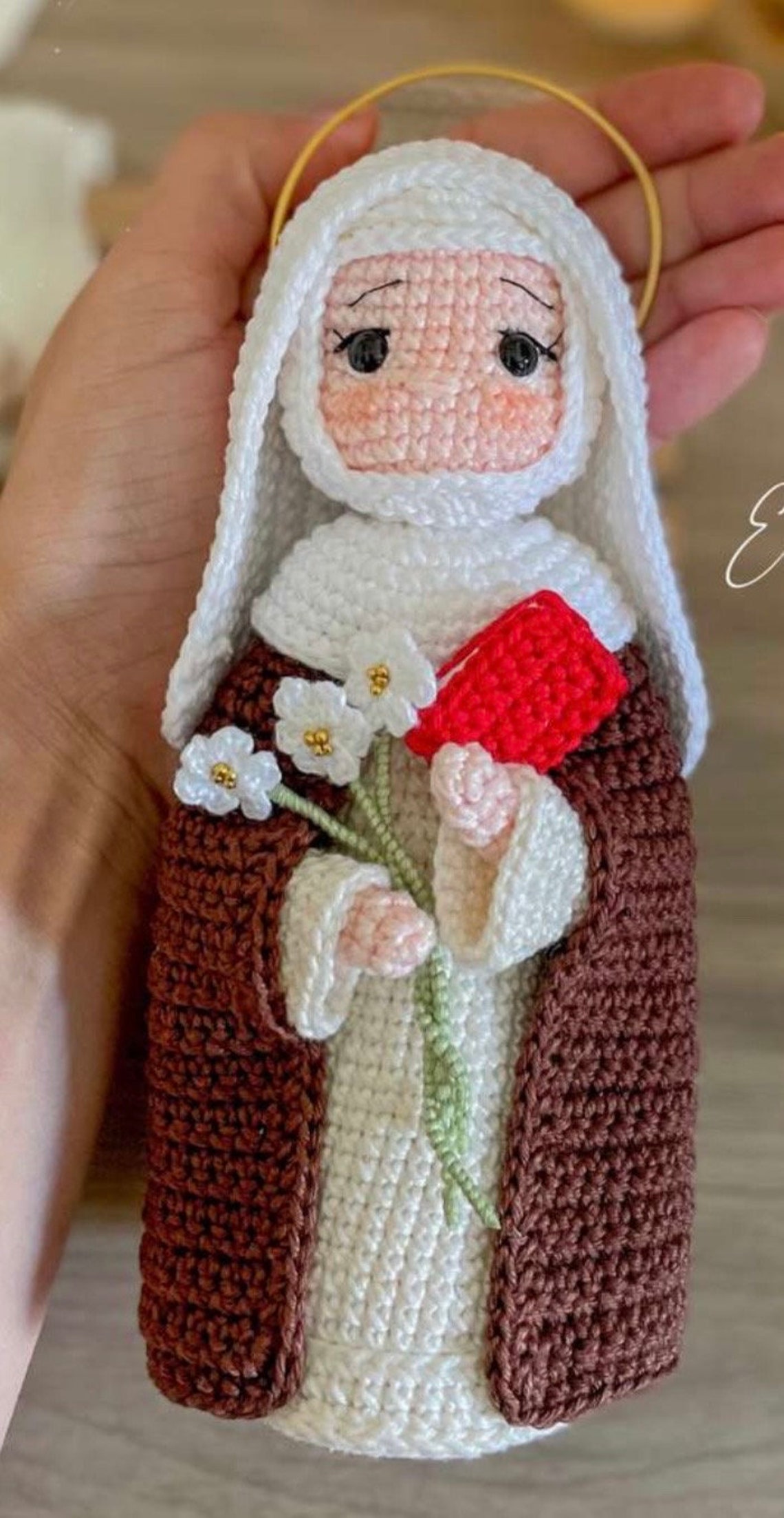Crochet Catholic Saints - Santa Clara, Santa Catarina and Santa ...