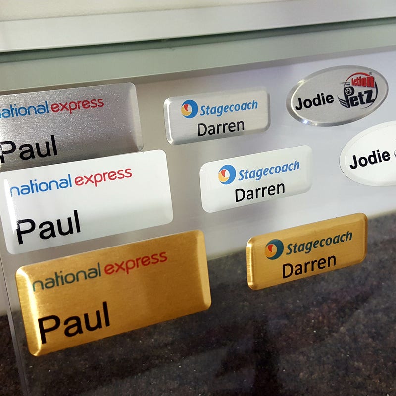 Personalized Name Badge Pins - Etsy