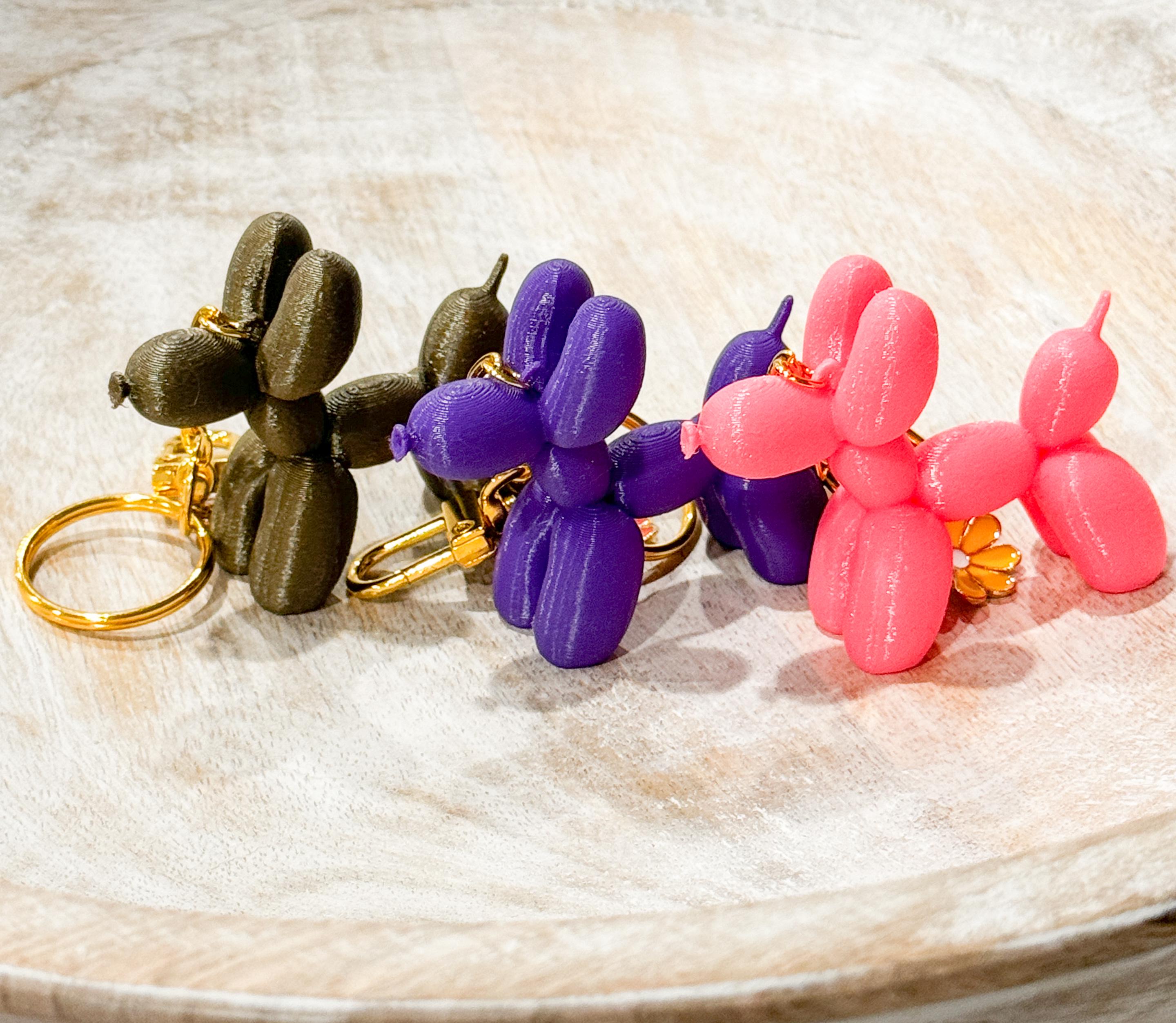 Balloon Dog Keyring - Etsy