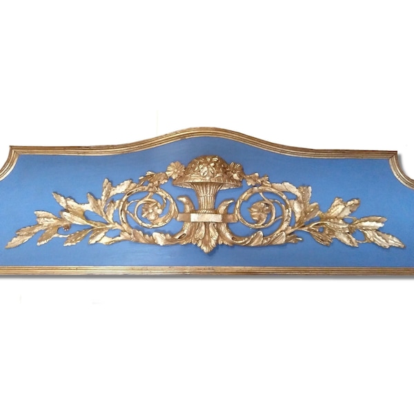 French Vintage French Decor Louis Xv Panel Pediment Wall Panel Goldlesf ...