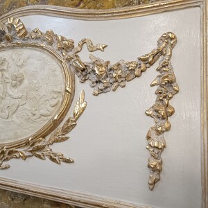 French Decor French Vintage Door Angel Panel Pediment Wall Panel ...