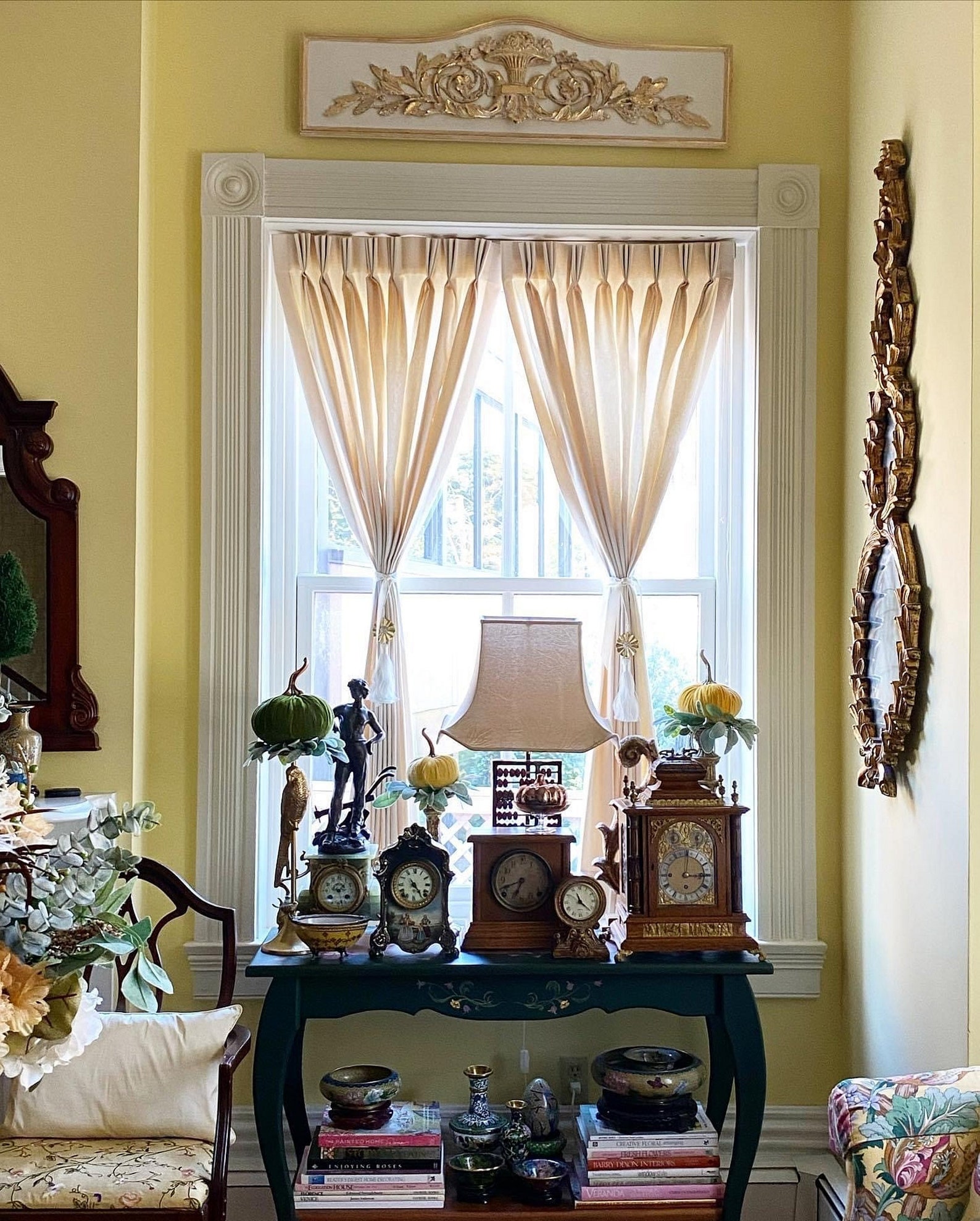 French Vintage French Decor Louis Xv Panel Pediment Wall Panel Goldlesf ...