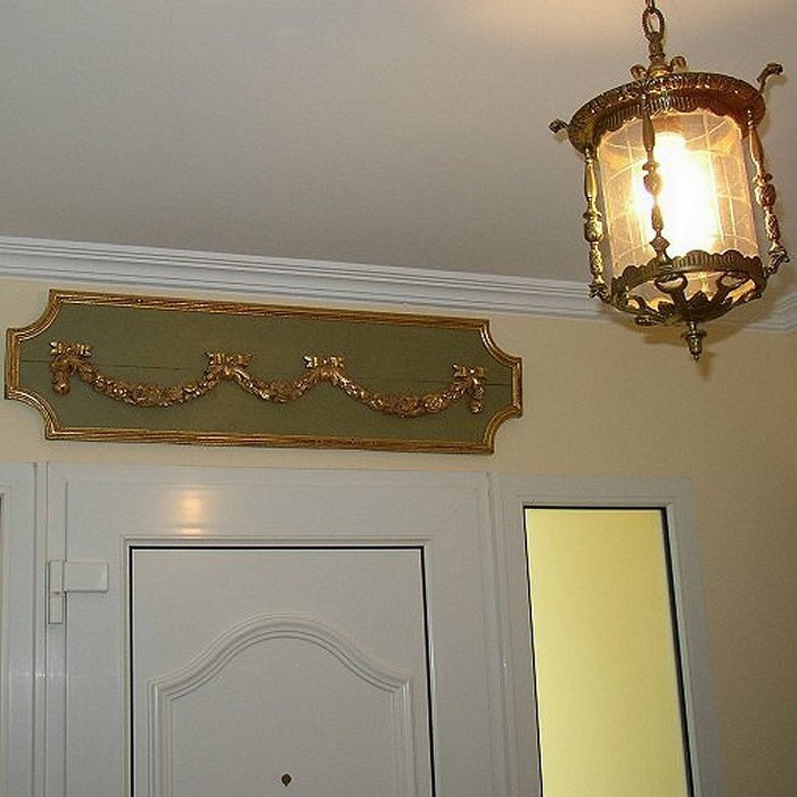 French Decor French Vintage Door Angel Panel Pediment Wall - Etsy