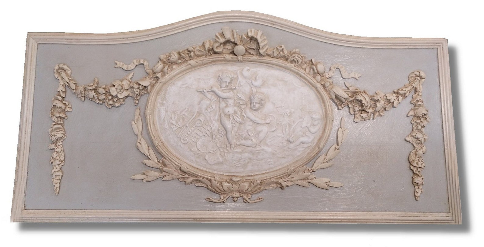 FRENCH Decor.wood Paneling Wood Paneling Shabby Chic Pediment Wood Wall ...